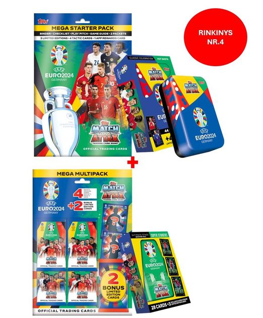 Official EURO 2024 Match Attax set: Starter Pack, Eco Mega Pack, Mega ...